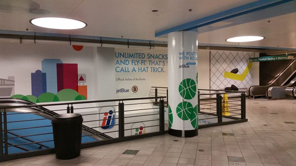 Printed Pole Wraps - Printed Banner Column Wraps - AMI Graphics