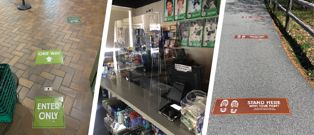 Social Distancing Signage | Sneeze Guards | Floor Decals