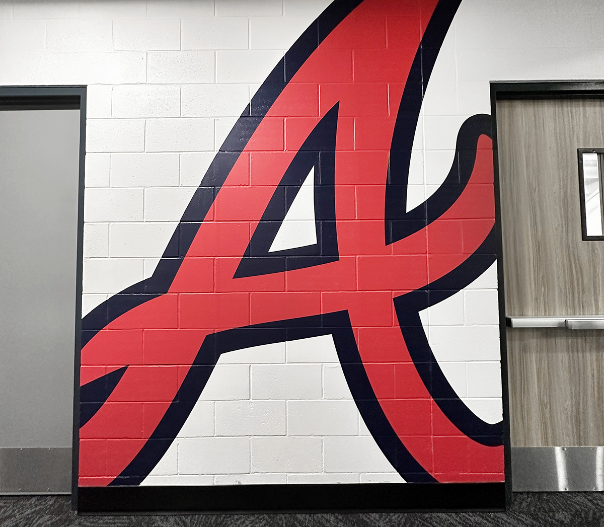 Baseball Signage | Media Backdrop | Atlanta Braves